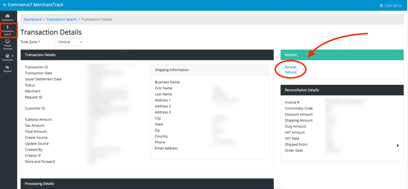 Fullsteam's Merchant Track Portal (Extended Fullsteam Payments Reporting + Virtual Terminal)